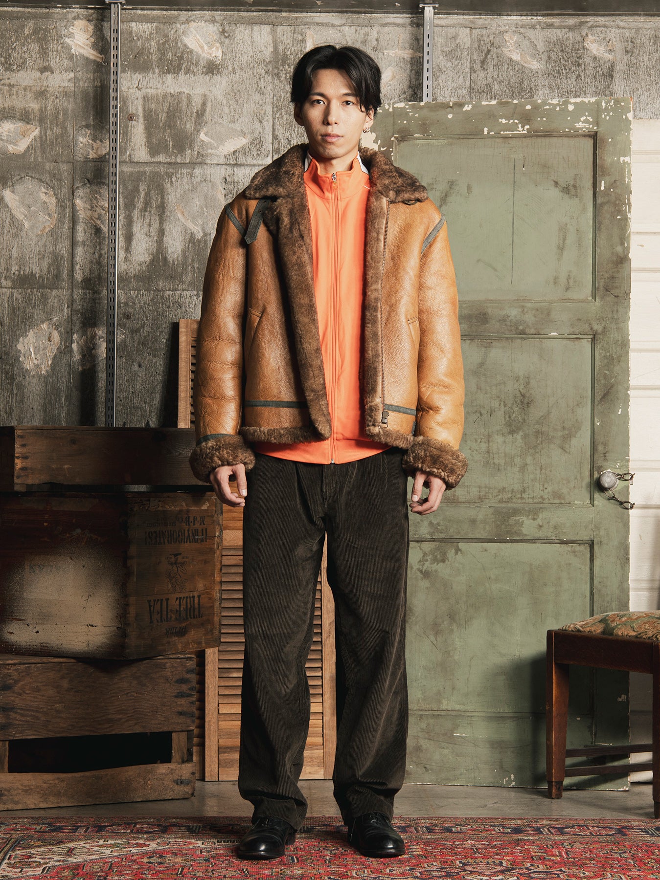 Leather Boa Jacket – 古着屋Top of the Hillのネット通販サイト