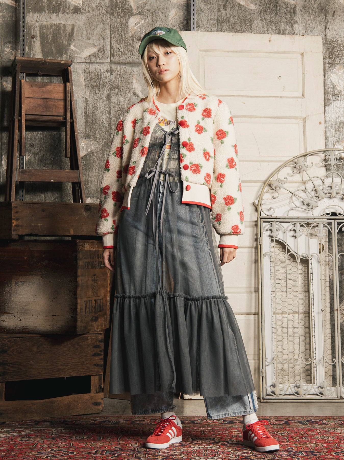 Flower Boa Jacket – 古着屋Top of the Hillのネット通販サイト